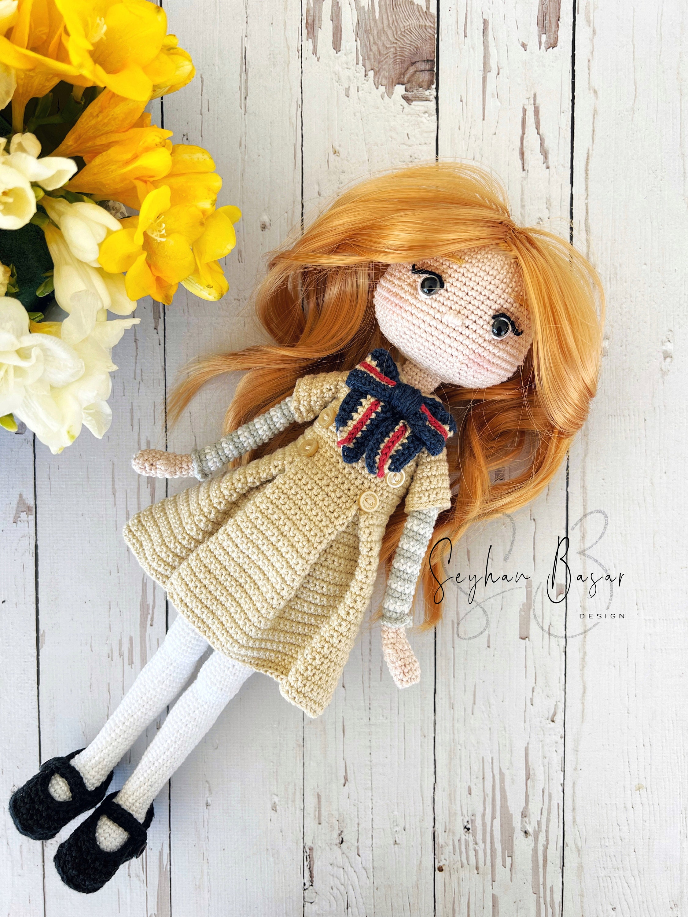 Megın - Amigurumi Pattern - Megan Doll Pdf Body+ Dress Pattern PDF ...