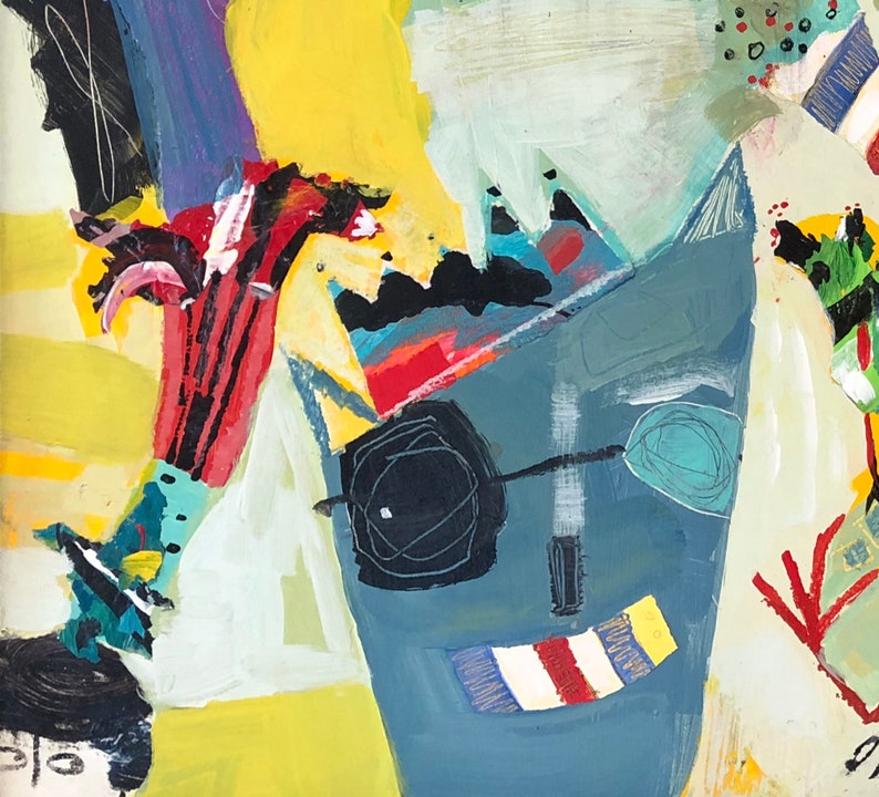 Abstract Art Prints Painting, the Chef, the Cooks, the Host, the Guests ...