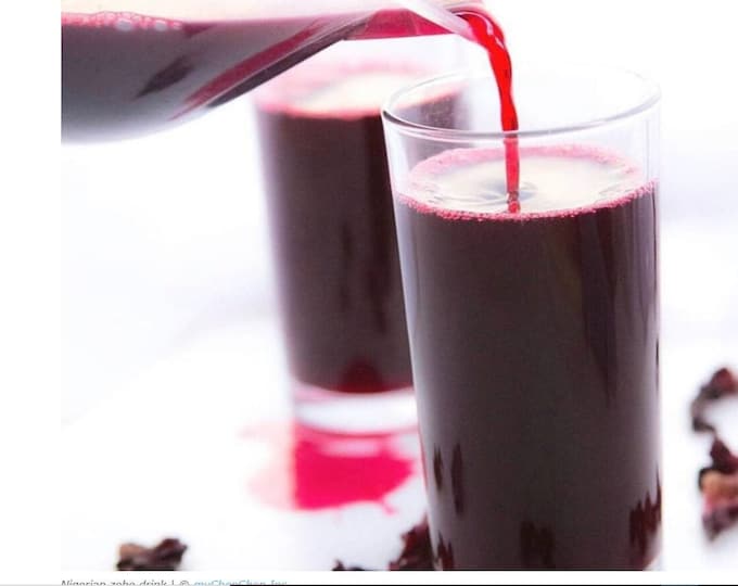 Hibiscus/sorrel/zobo/ Refreshing Alkaline Drink - Etsy
