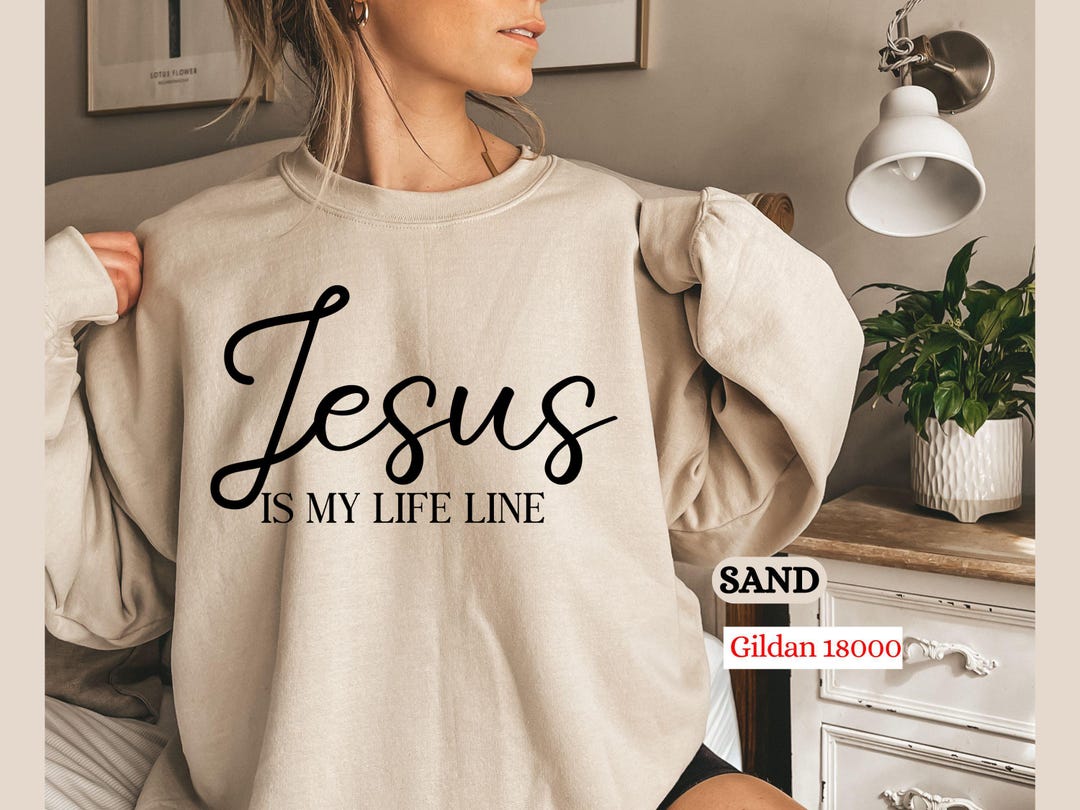 Jesus is My Lifeline Shirt: Christian Faith Apparel - Etsy