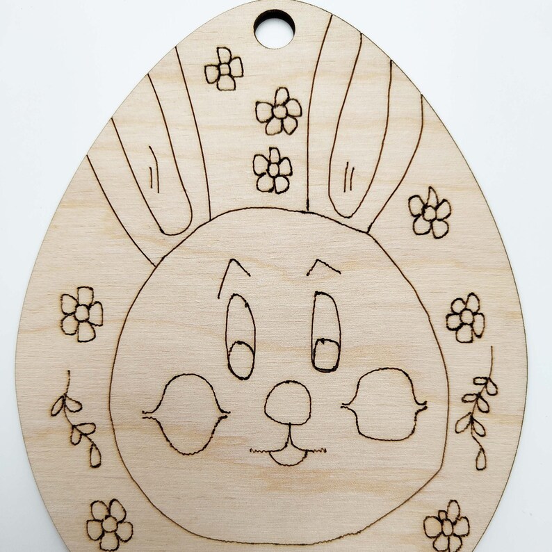 LASER CUT FILE Easter Eggs Line Drawing Colour Yourself Svg Dxf Pdf Xcs ...