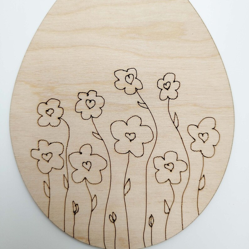 LASER CUT FILE Easter Eggs Line Drawing Colour Yourself Svg Dxf Pdf Xcs ...