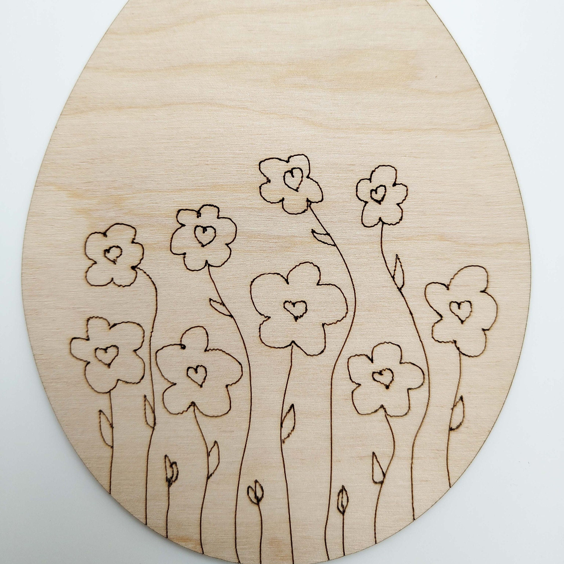 LASER CUT FILE Easter Eggs Line Drawing Colour Yourself Svg Dxf Pdf Xcs ...