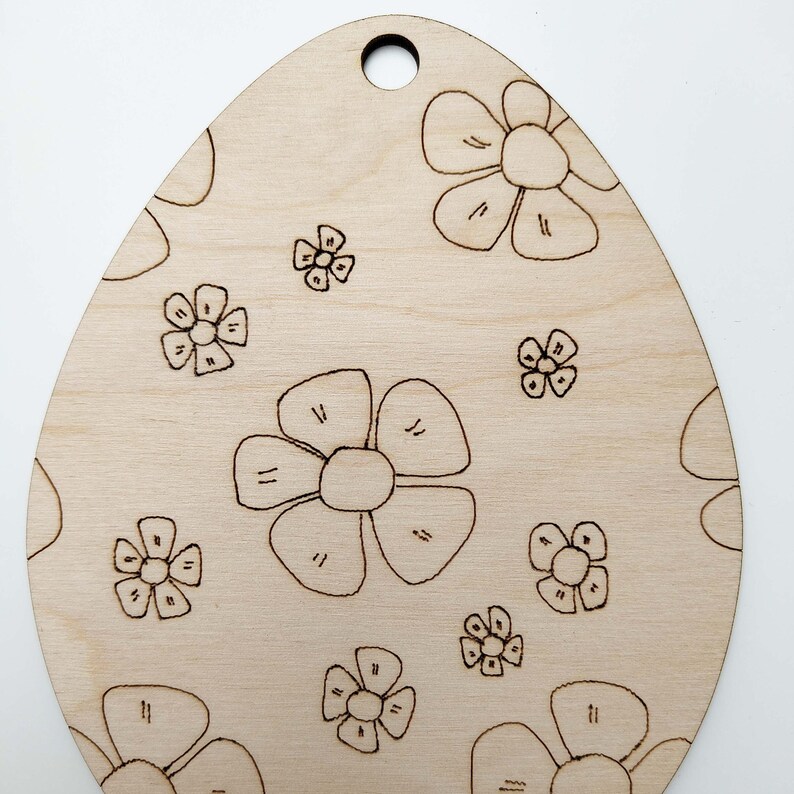 LASER CUT FILE Easter Eggs Line Drawing Colour Yourself Svg Dxf Pdf Xcs ...