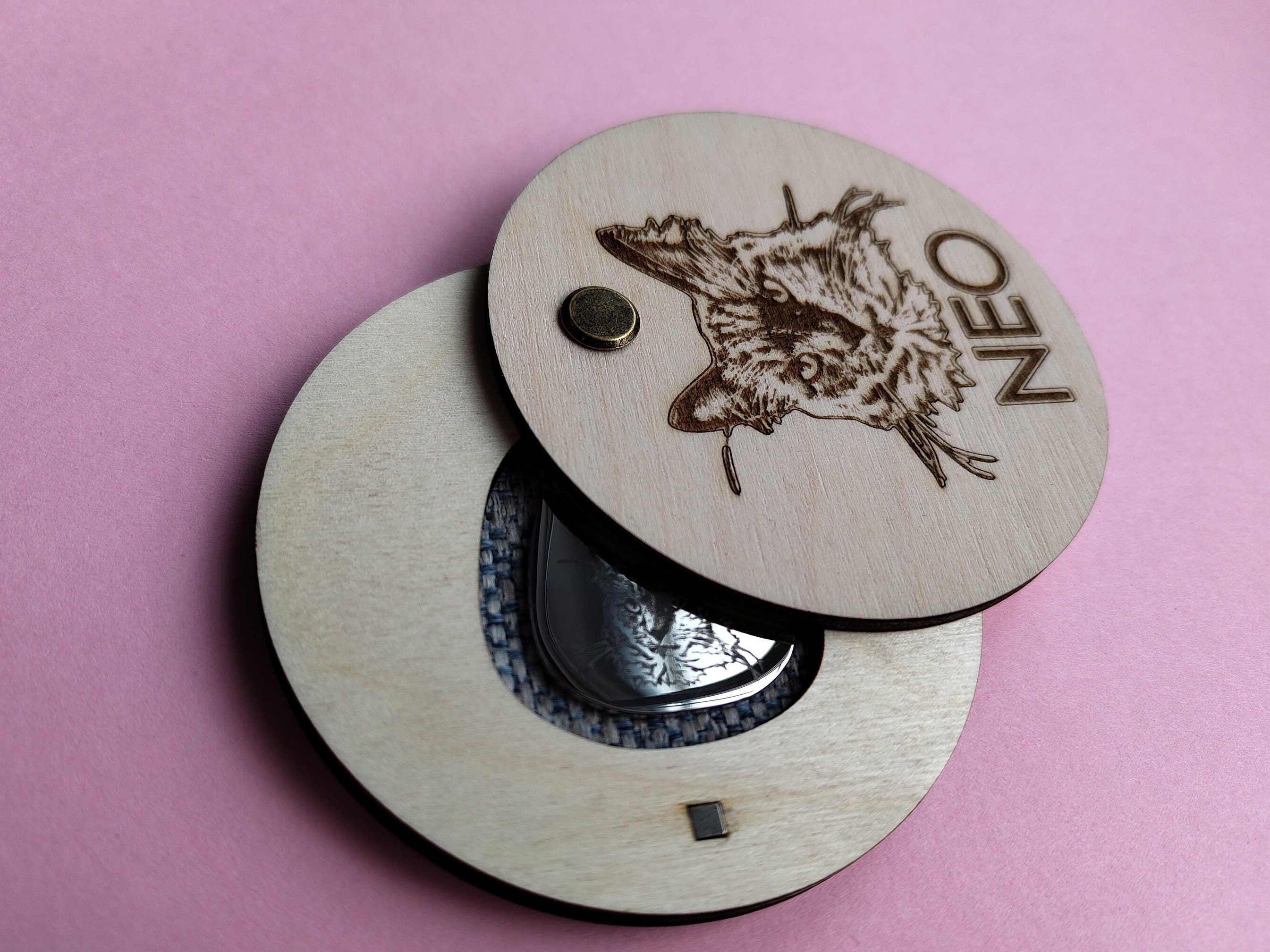 Laser Cut Pivot Box FILE - Cat Photo Number ID - Laser Machines - Xtool ...