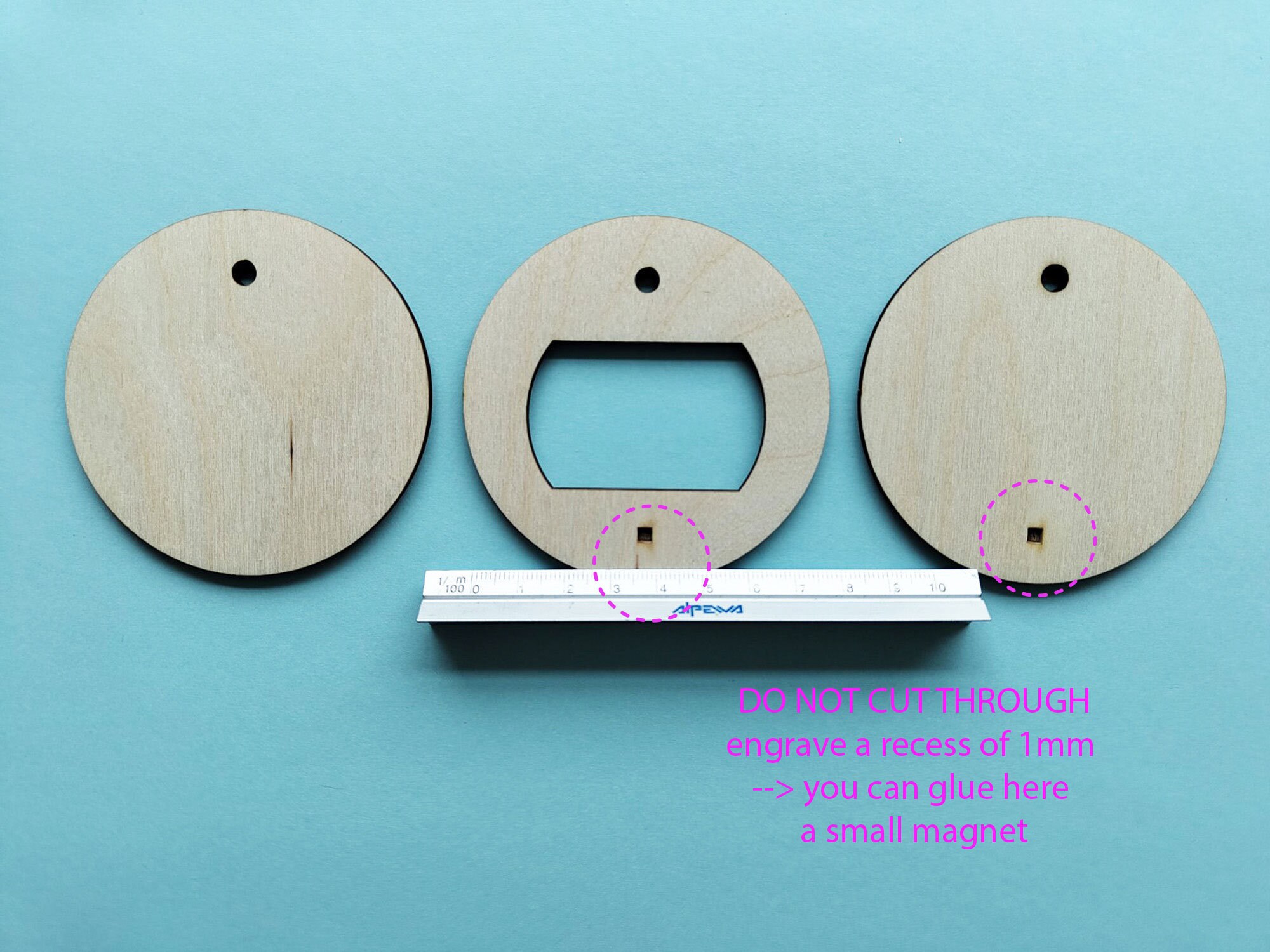 Laser Cut Pivot Box FILE - Dog Photo Number ID - Laser Machines - Xtool ...