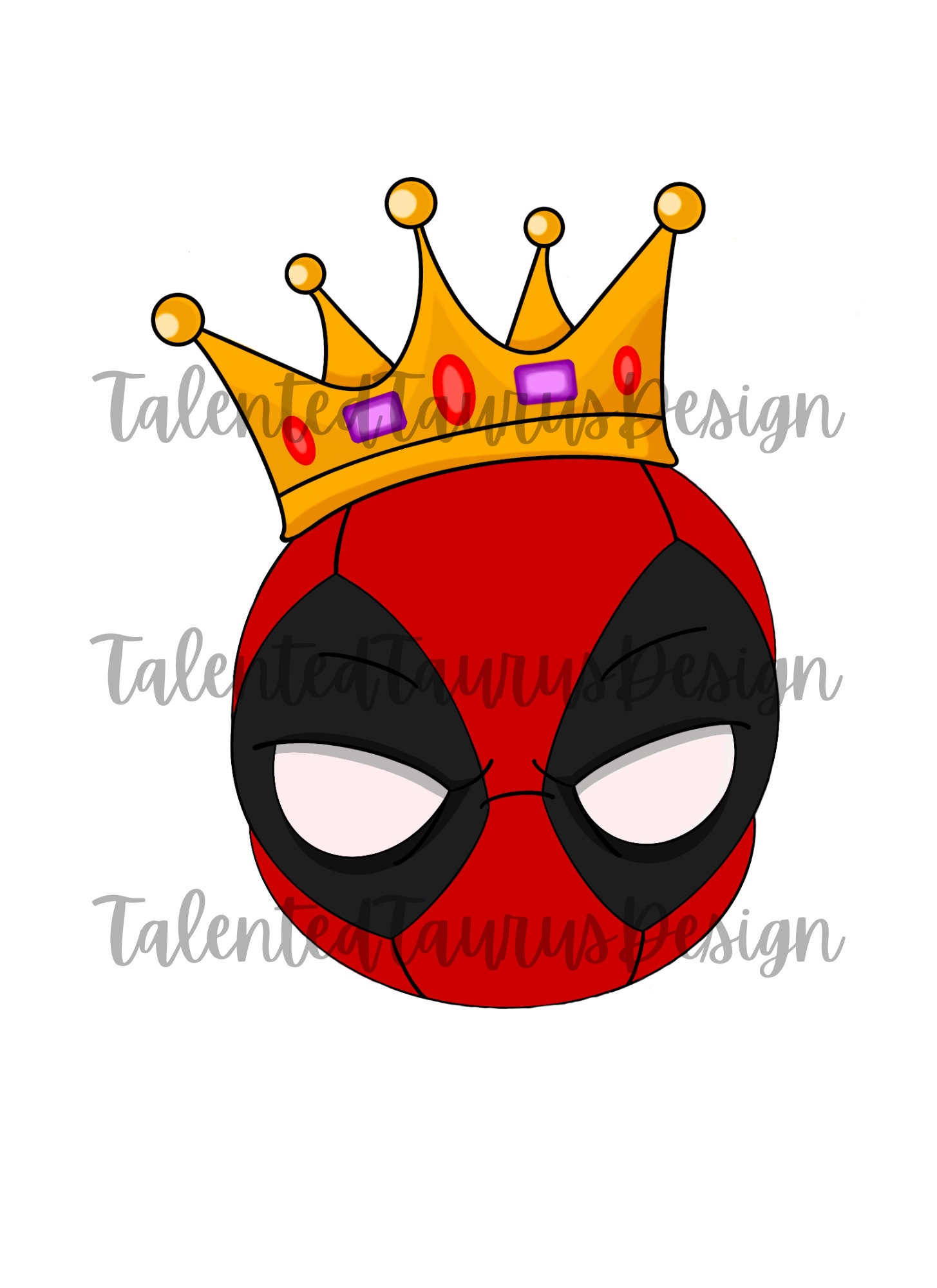 Deadpool King PNG - Etsy