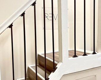 16mm Wrought Iron Square Solid Steel Bar Spindles 'plain Design' - Etsy