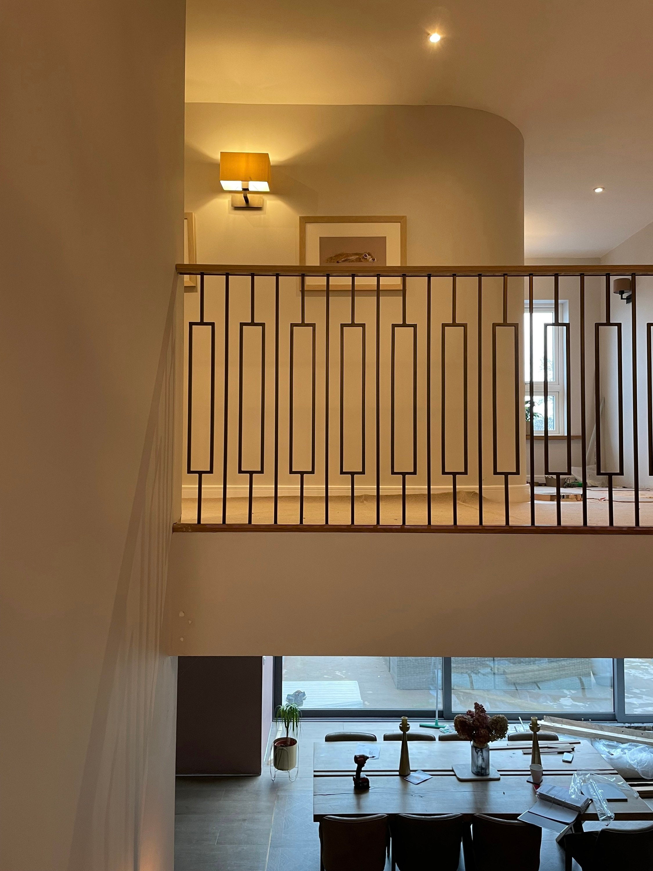 12mm Wrought Iron Bespoke Square Solid Steel Bar Spindles 'rectangle ...