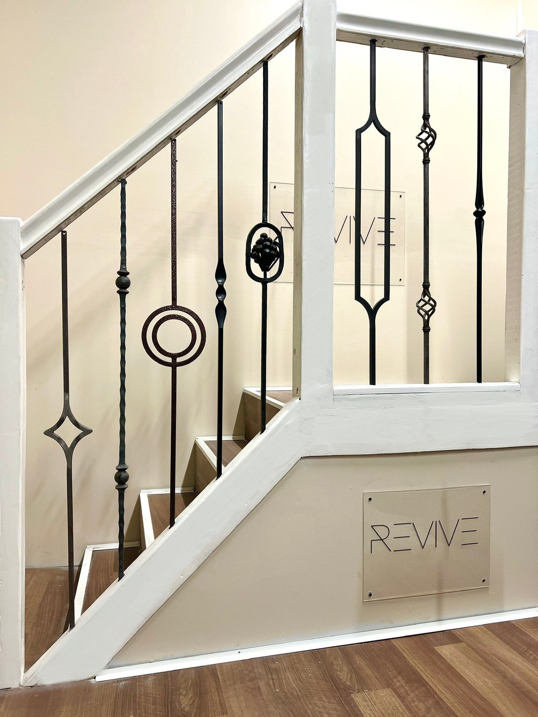 Wrought Iron Solid Stair Spindles - Etsy UK