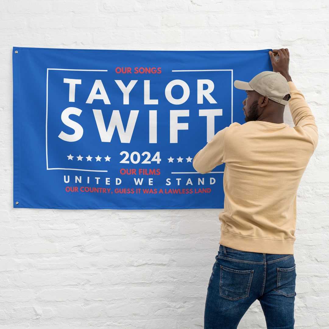 Taylor Swift Flag Wall Room Decor College Dorm Politics and - Etsy