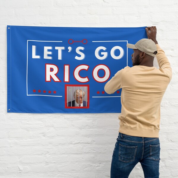 Trump in Jail Flag - Etsy