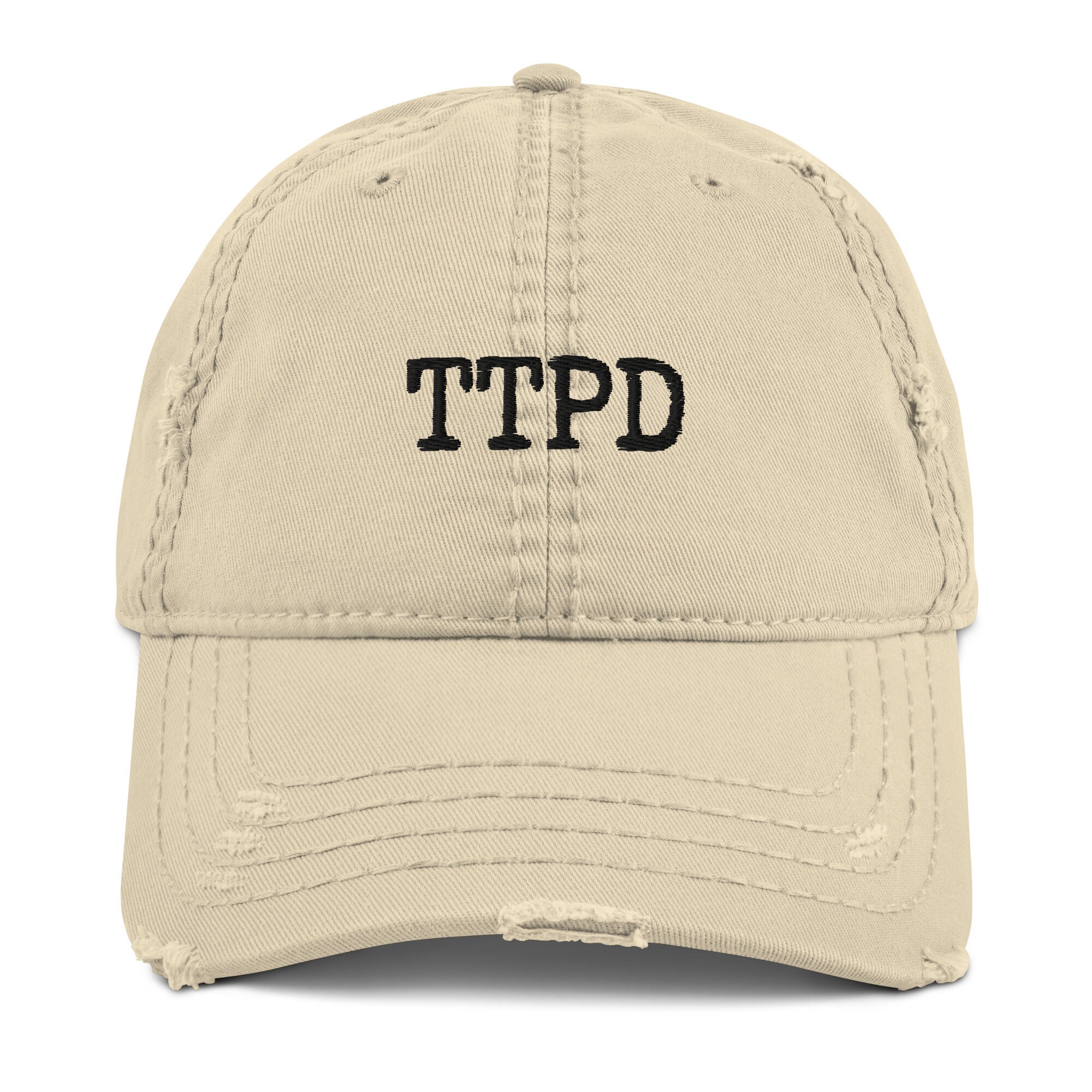 Black Dog TTPD the Tortured Poets Dept Distressed Dad Hat Poets Era All ...