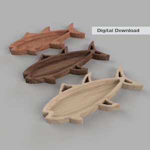 Tuna Catch All Tray - STL & DXF - Nautical Wood CNC Projects - Digital ...