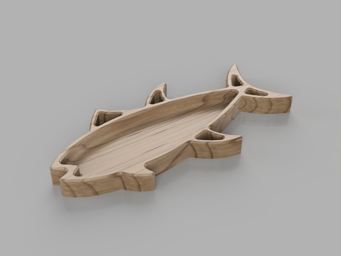 Tuna Catch All Tray - STL & DXF - Nautical Wood CNC Projects - Digital ...
