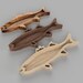 Striped Bass Tray - STL & DXF - Striper Catch All Tray - Wood CNC ...