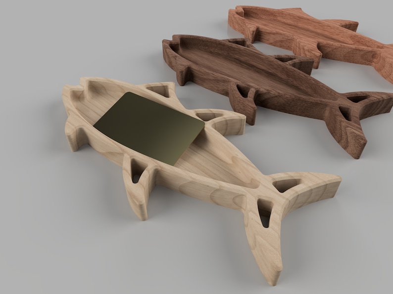 Tuna Catch All Tray - STL & DXF - Nautical Wood CNC Projects - Digital ...
