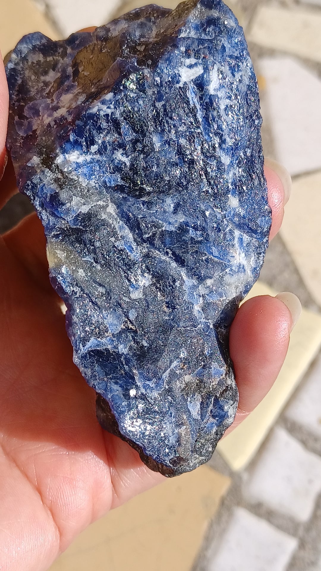 Flashy Raw Sodalite With Schiller Effect Flashy Sodalite - Etsy