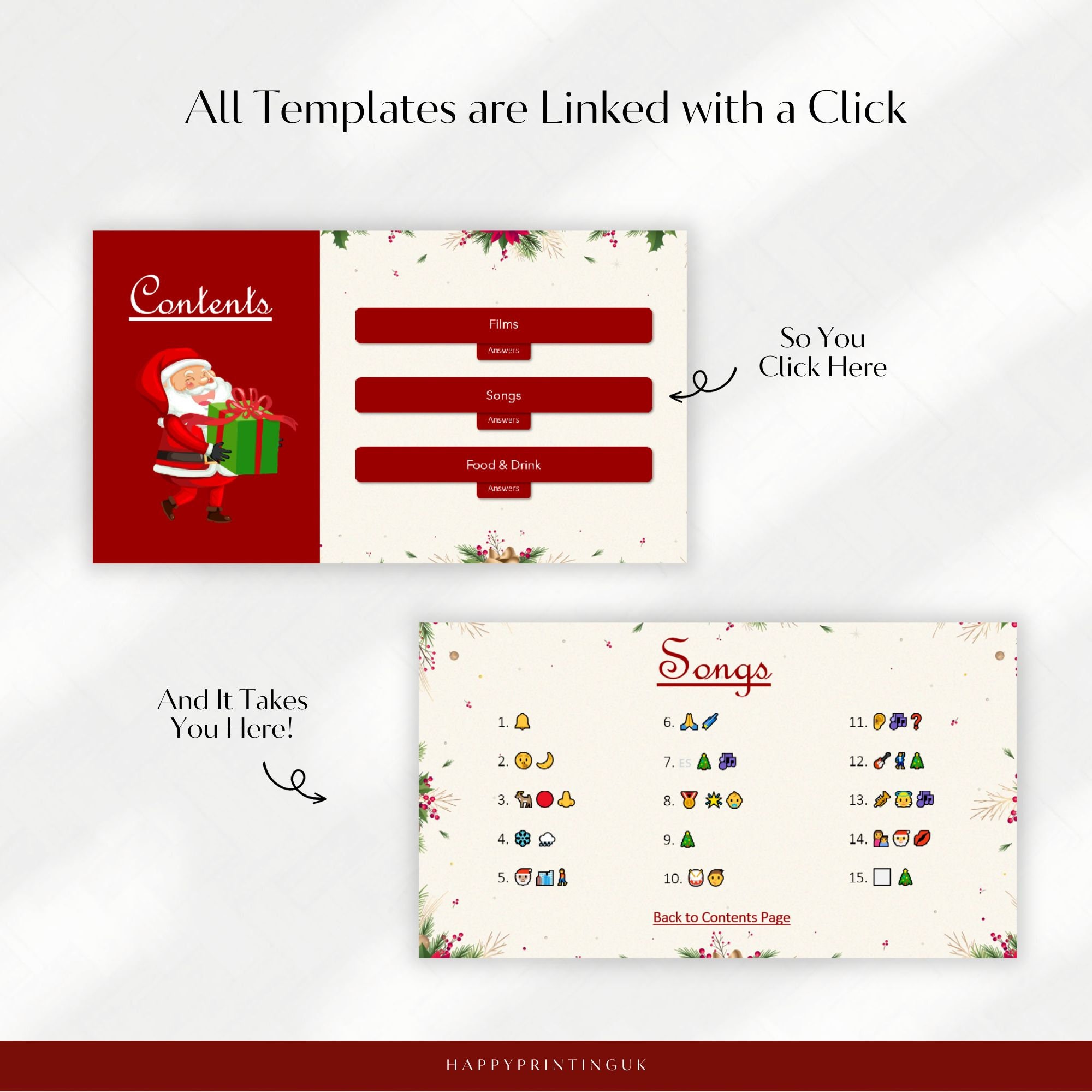 Christmas Quiz, Christmas Activities, Christmas Day Printable Game ...