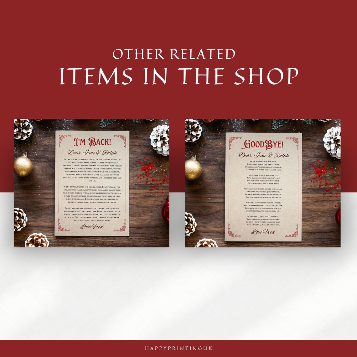 Late Elf Arrival Letter From Elf Apology Letter From - Etsy UK