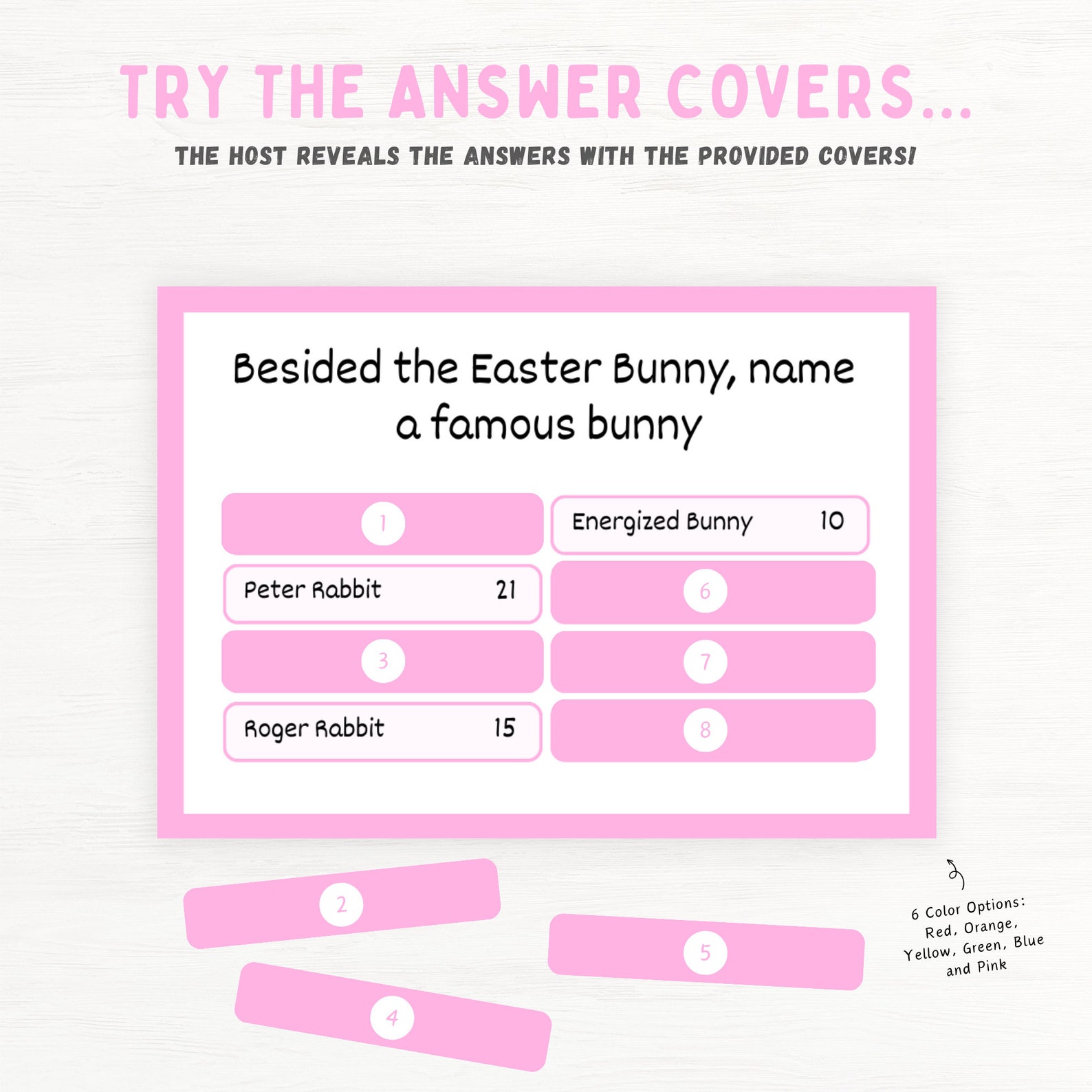 Easter Friendly Feud Trivia Game, Easter Party Game Night, Printable ...