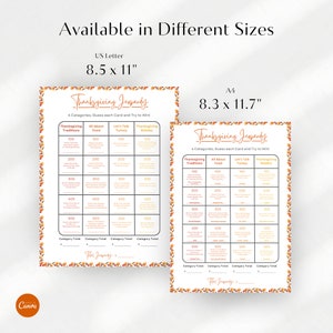 Thanksgiving Jeopardy Game for Family Activity for Friendsgiving Party ...