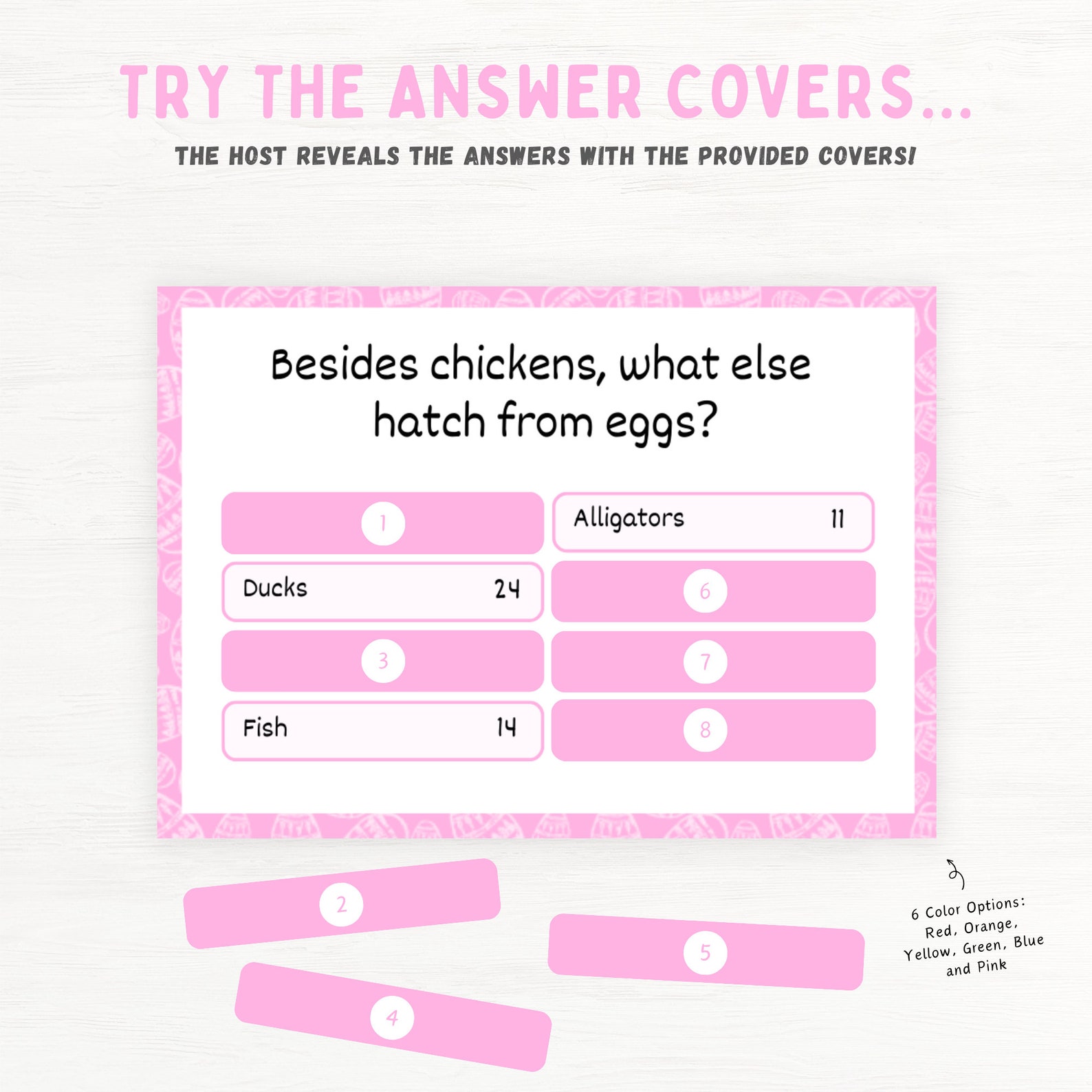 Easter Friendly Feud Trivia Game, Easter Party Game Night, Printable ...