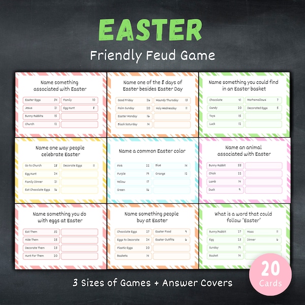 Easter Family Feud - Etsy