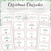 Christmas Charades for Kids Christmas Activity Printable Party Game ...