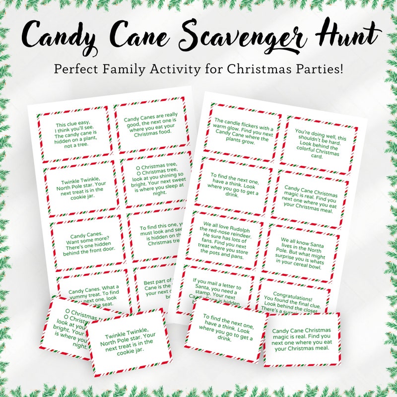 Candy Cane Puzzle - Etsy