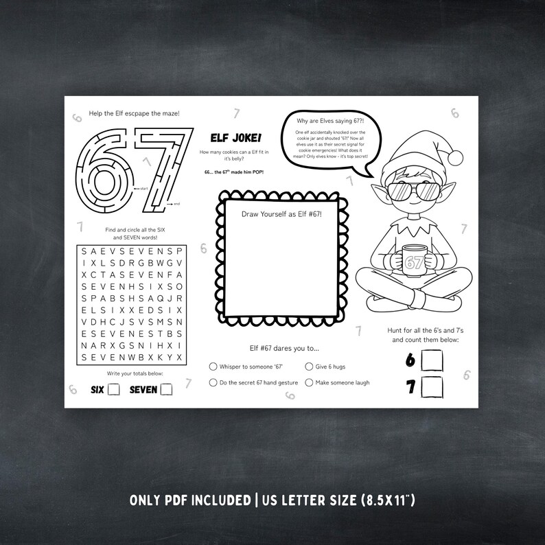 Hoja de actividades imprimible del Elfo 67, Seis ideas divertidas del ...