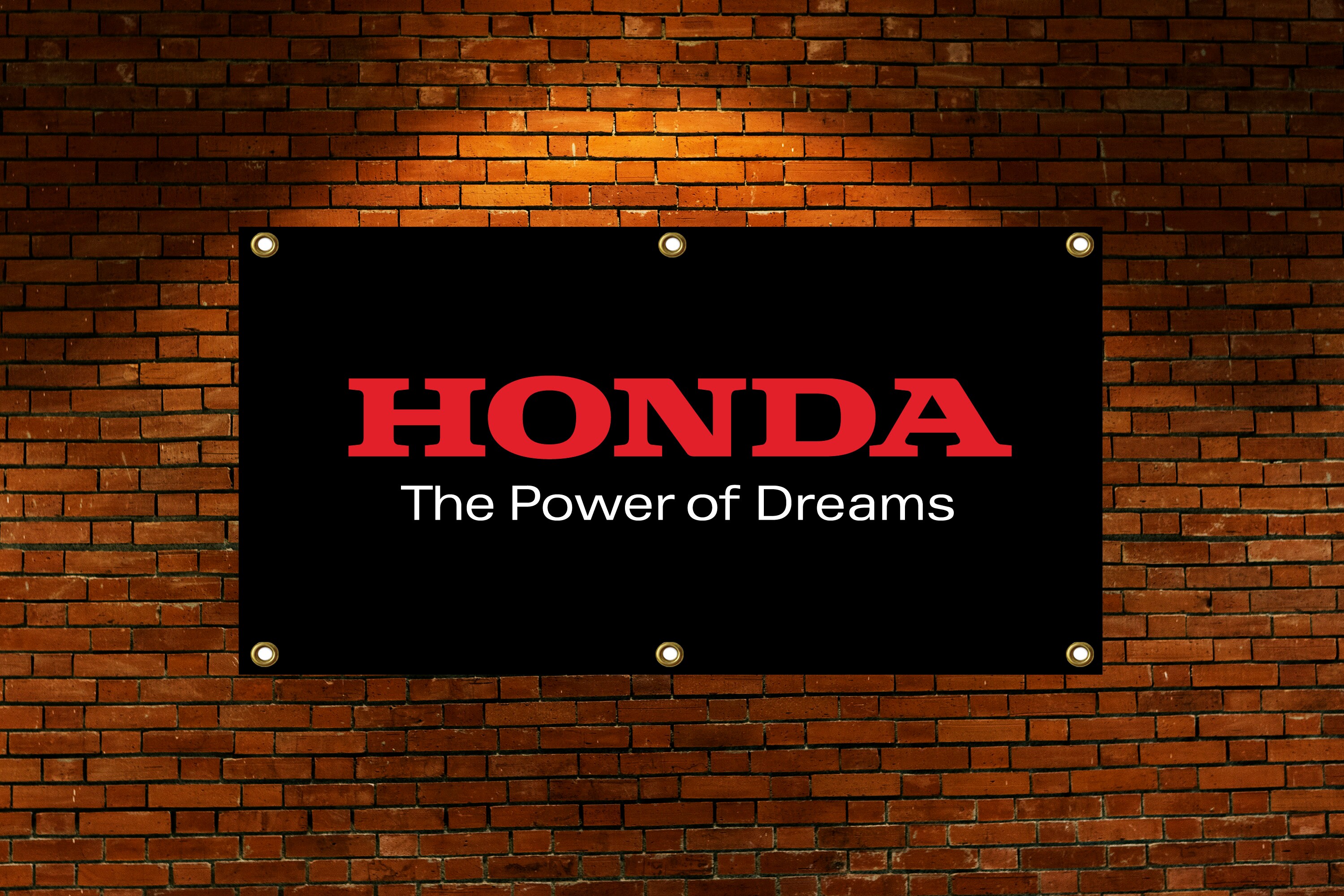 HONDA Banner HONDA Racing Motorbike Banner, Moto Banner, Vinyl Banner, Racing Banner, Garage ...