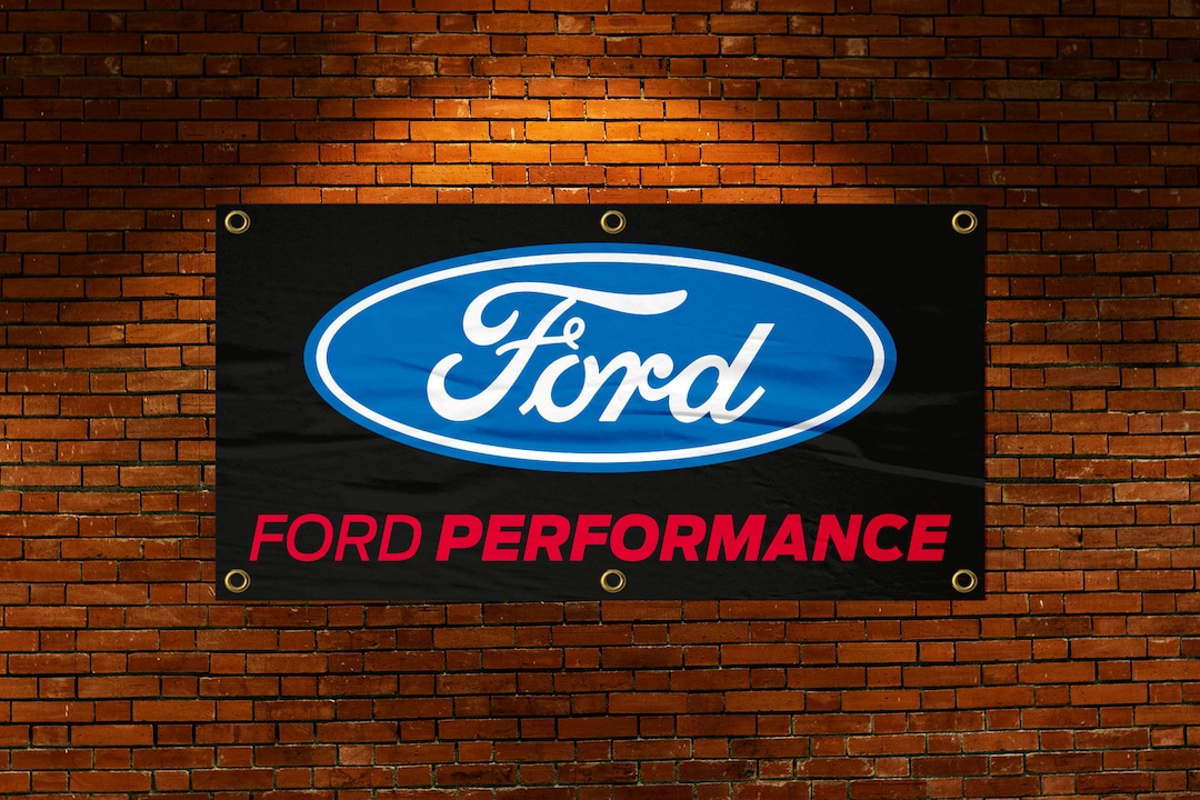 Ford Racing Banner, Ford Racing, Garage Banner, Custom Banner, Racing ...