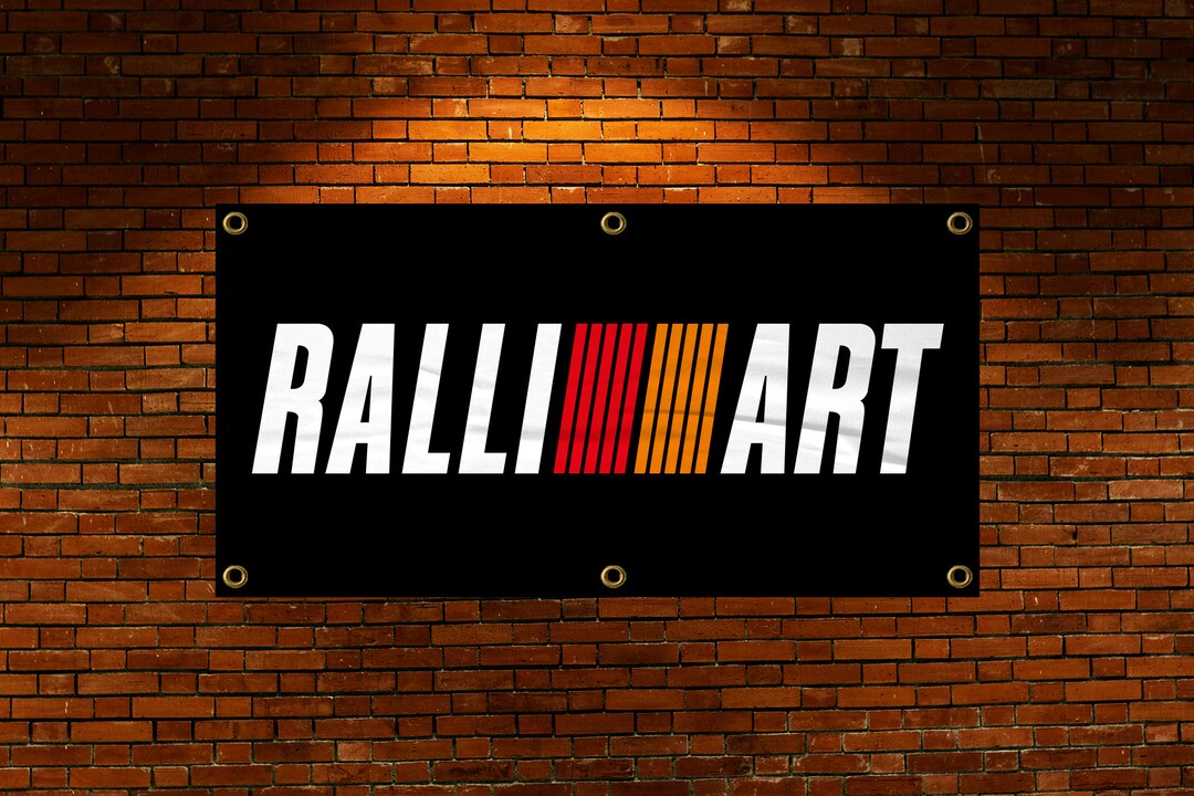 RALLIART Banner RALLY Banner EVO Banner Moto Banner - Etsy