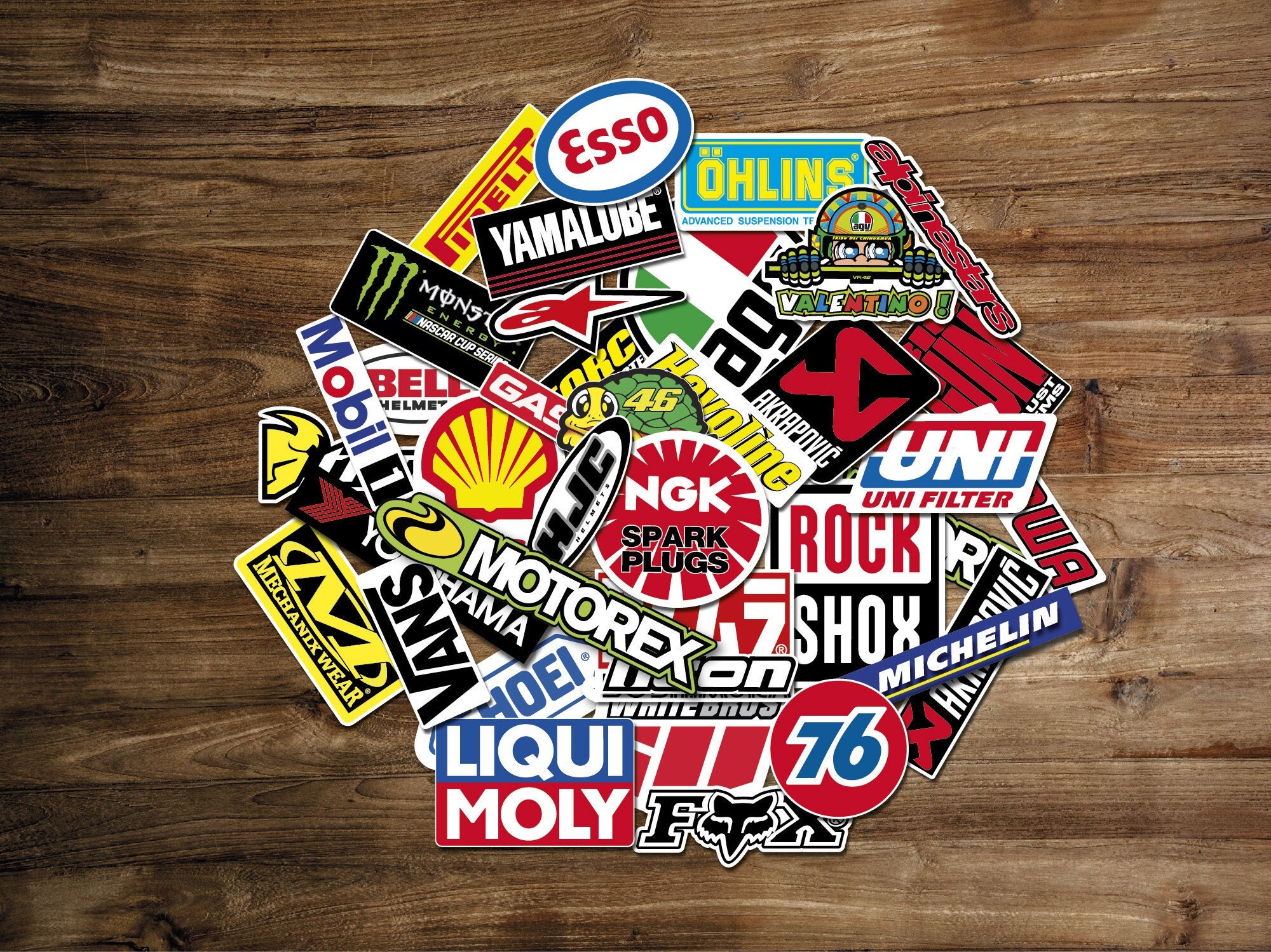 Sticker Pack, Motorbike Stickers, Helmet Stickers, Motocross Stickers ...