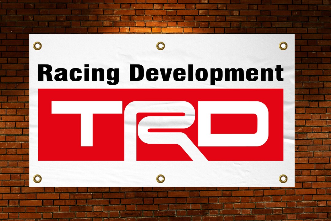 TRD Banner TRD Racing Banner Toyota Banner TRD Racing Pvc Banner Vinyl ...