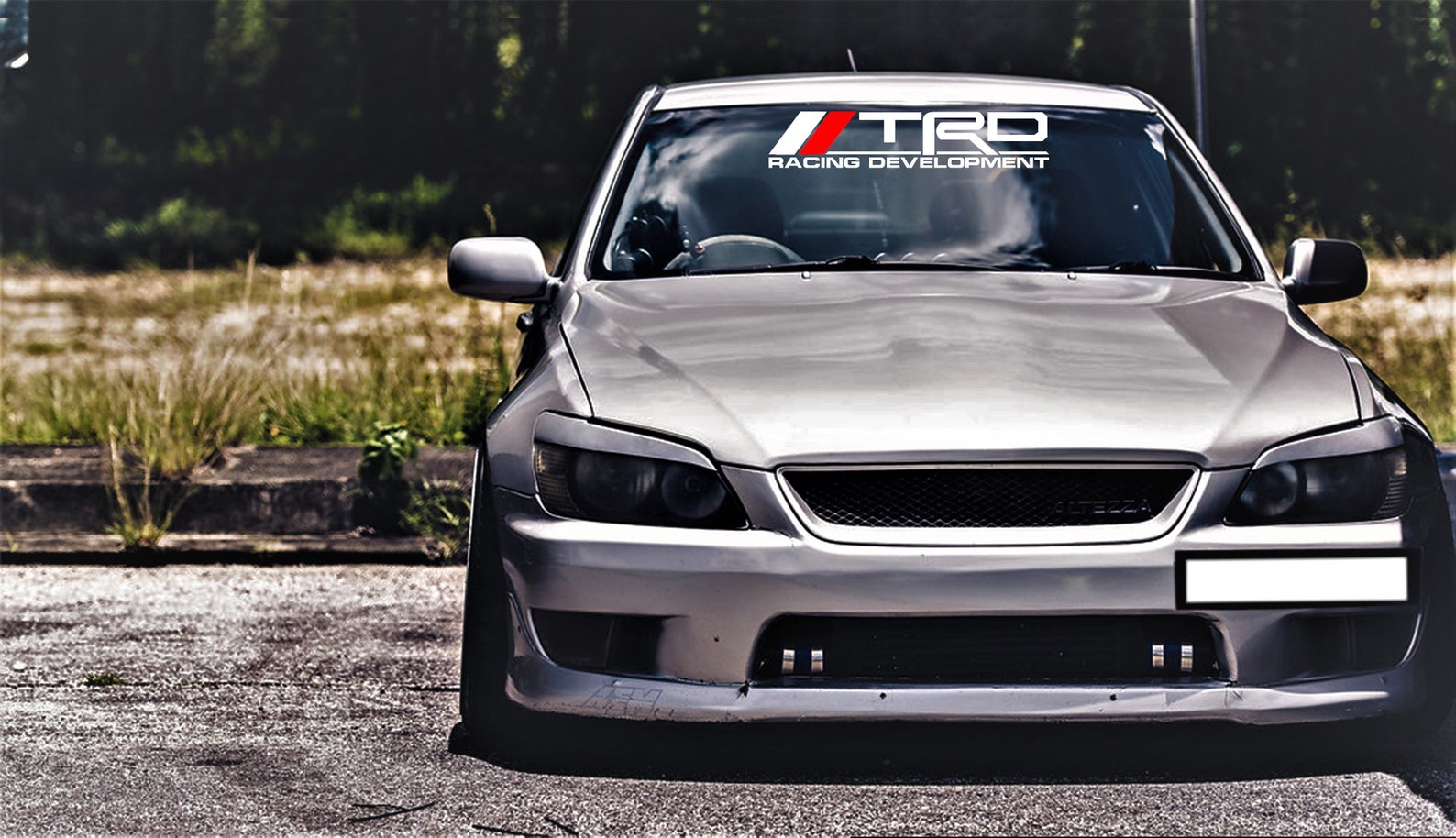 Toyota Racing Development TRD Motorsport Strip Car Windshield Vinyl ...