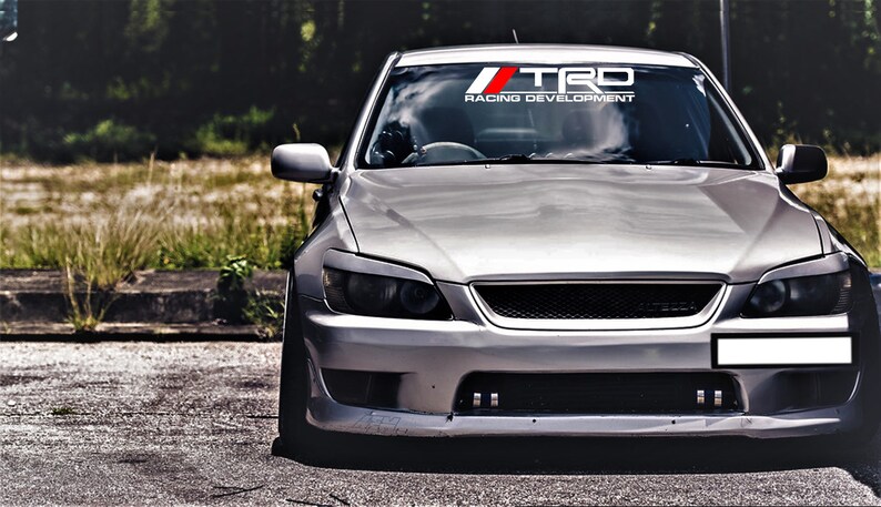 Toyota Racing Development TRD Motorsport Strip Car Windshield Vinyl ...