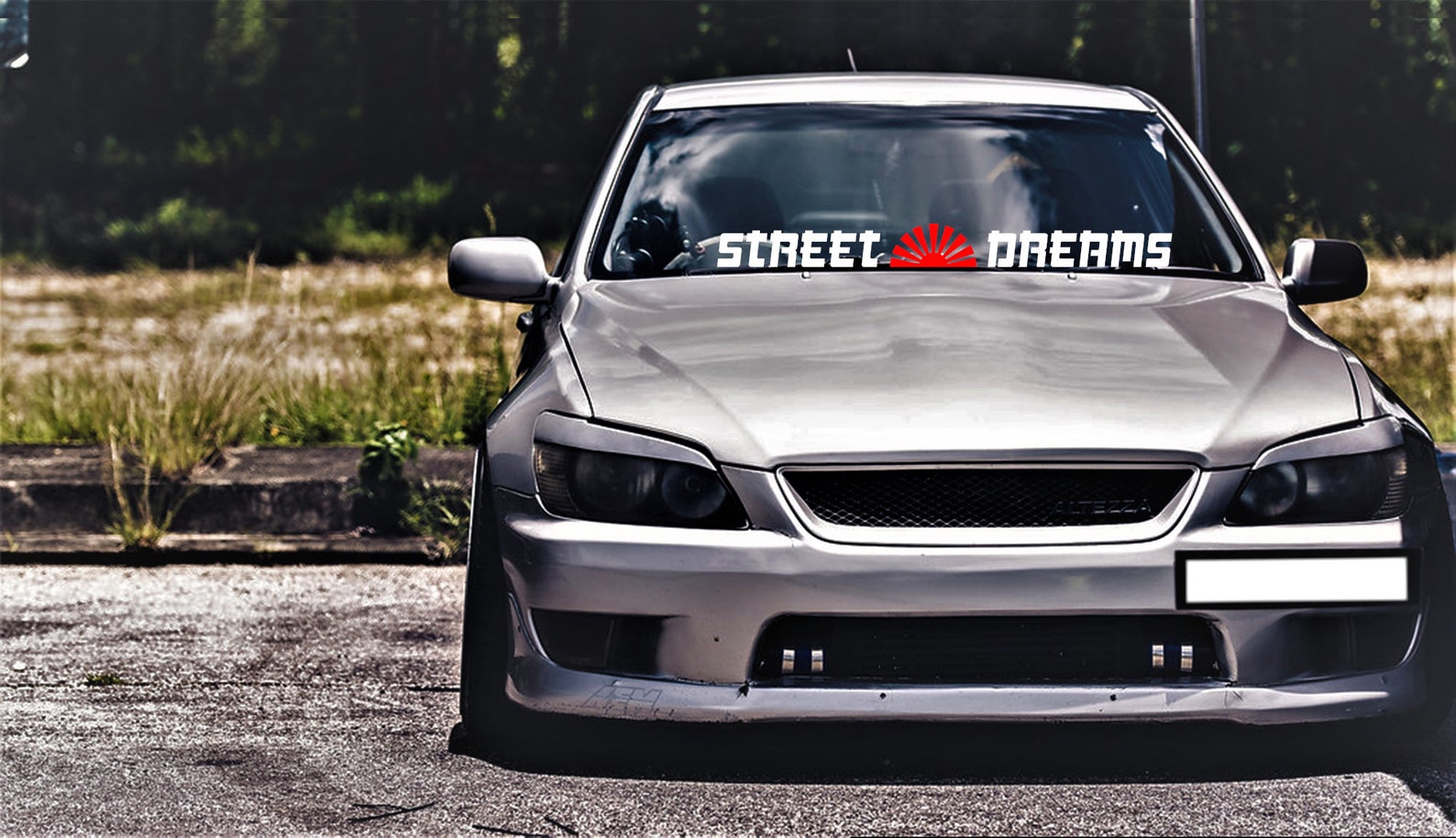 Jdm Car Decal, Custom Car Decal, Window Strip, Car Windshield Vinyl ...