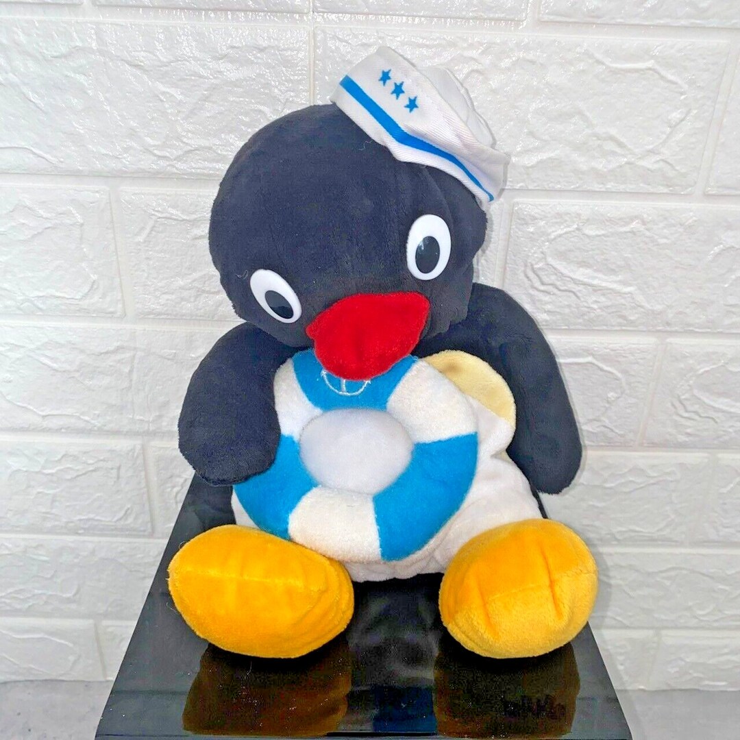 Pingu Rare 9 Plush Soft Toy Sailor Hat & Lifebuoy Collectable - Etsy