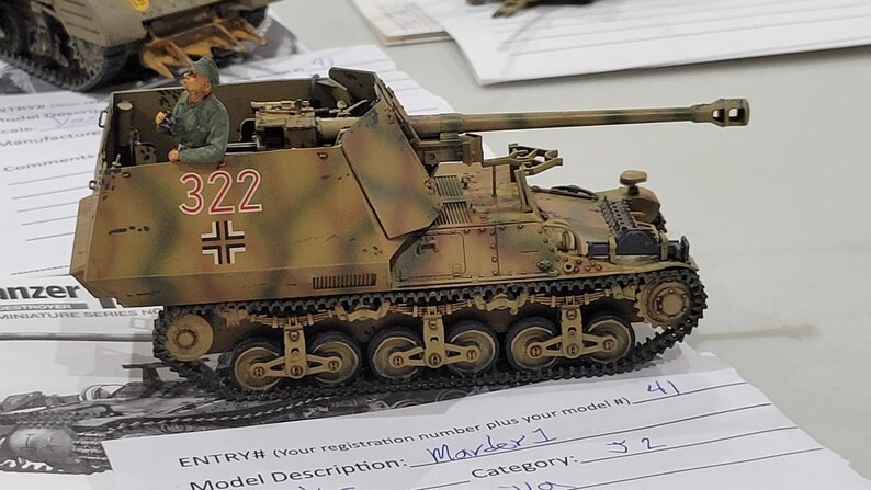 Ww2 Tamiya 1/35 German Jagdpanzer Marder 1 - Etsy