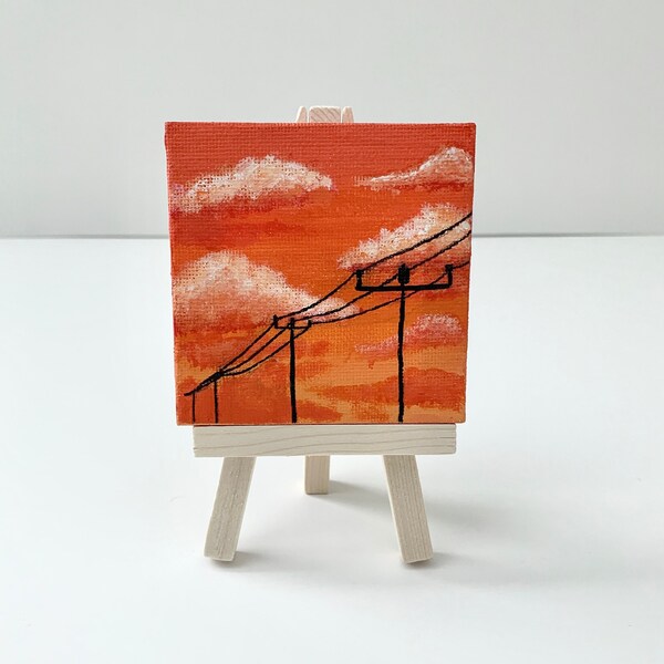 Mini Canvas Painting - Etsy