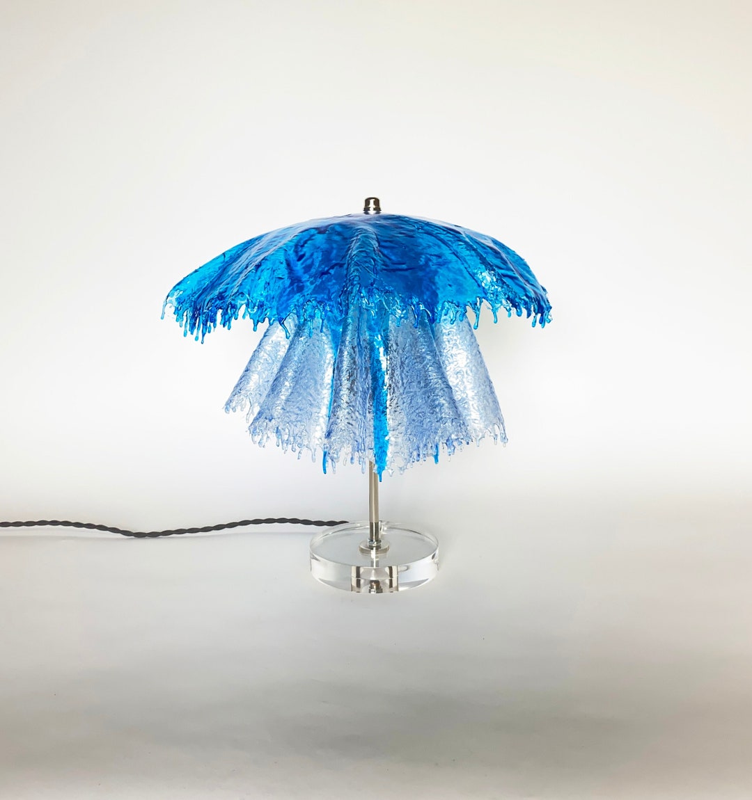 The RAFI Lamp. Unique, One-of-a-kind Resin Table Lamp. Inspired by ...