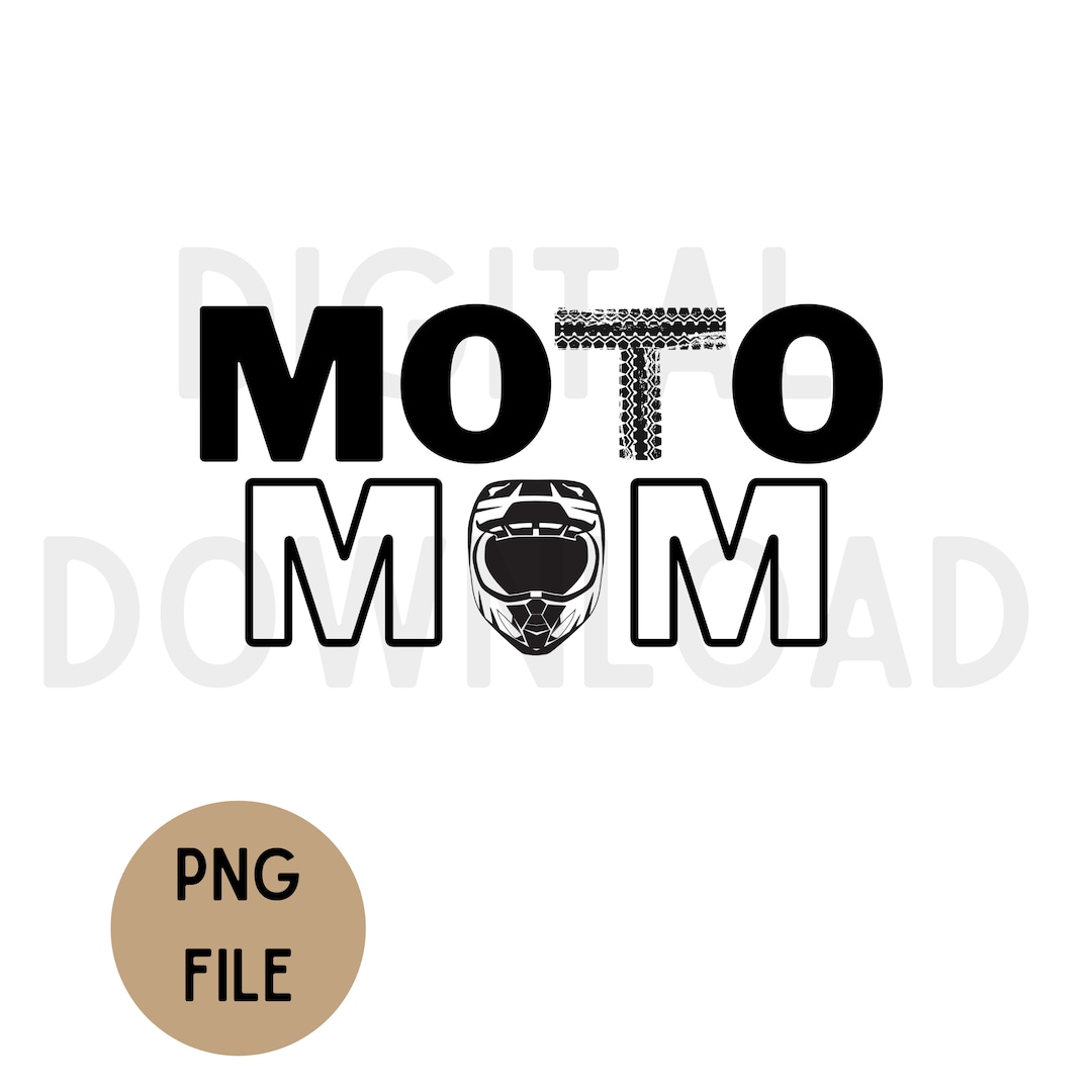 Motocross Mom PNG File Instant Download Print of Demand Etsy Seller ...