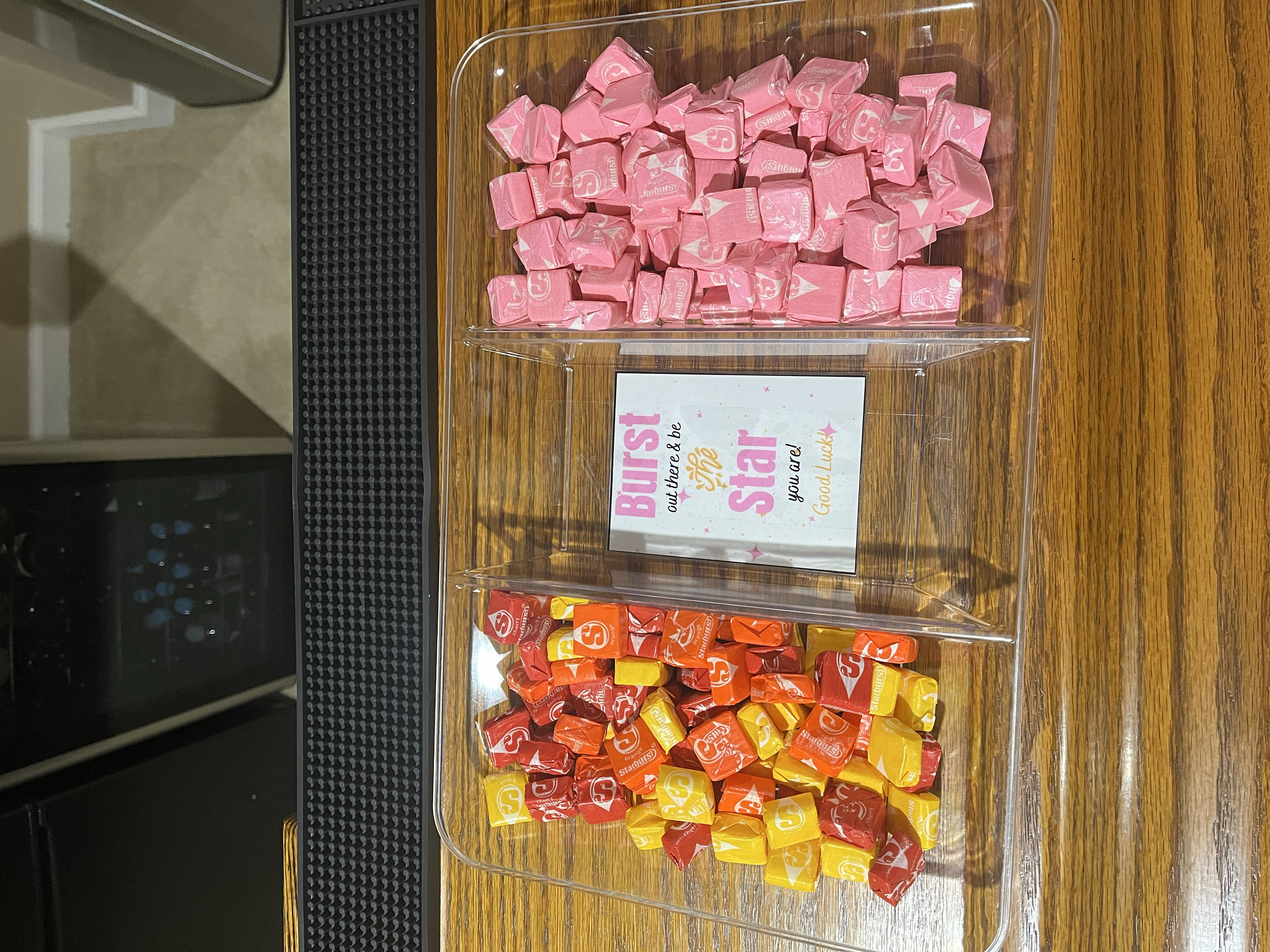 Good Luck Tag Starburst Candy Pun Motivational Gift for Encouragement ...