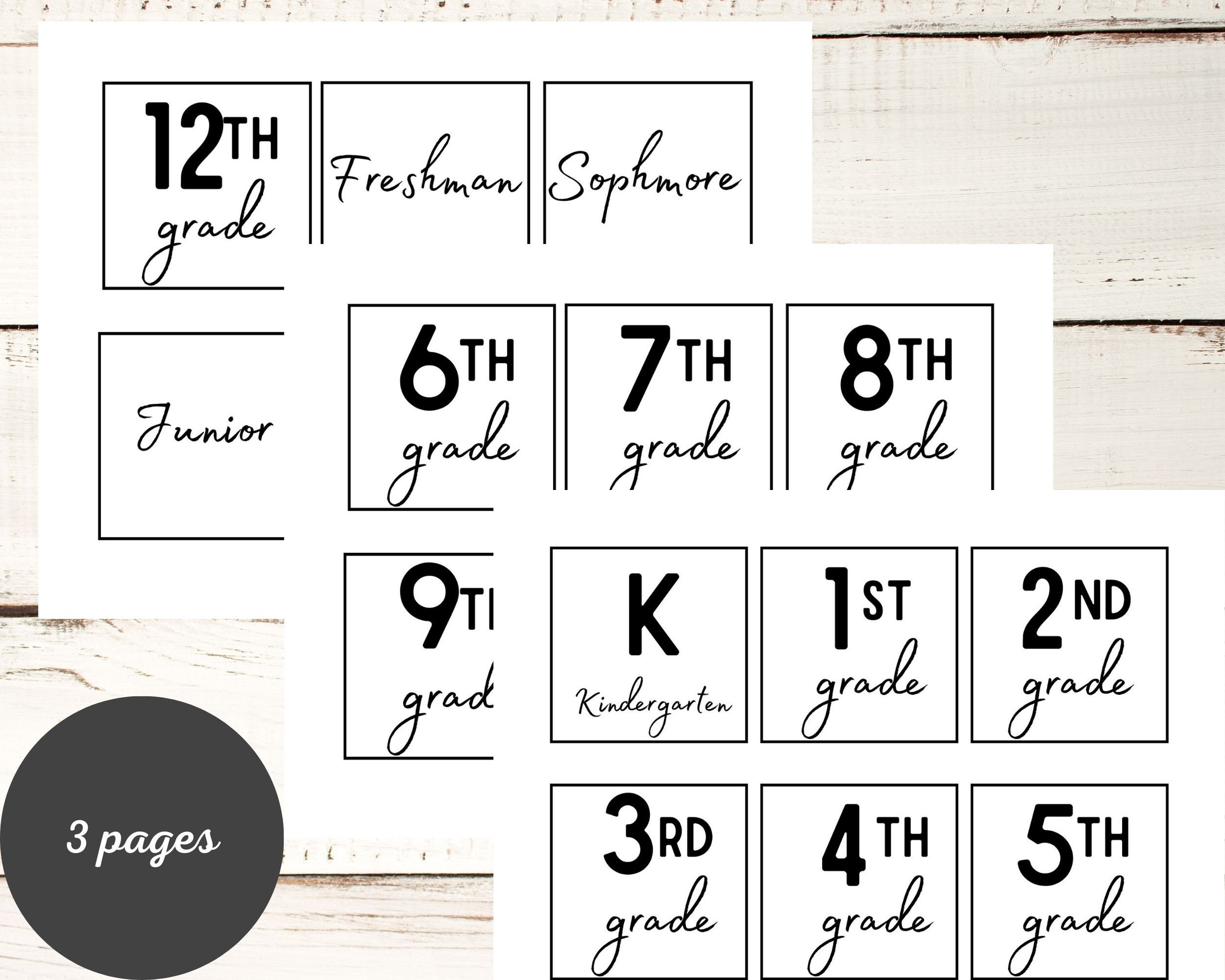 Graduation Banner Kindergarten Through 12th Grade Banner Printable ...
