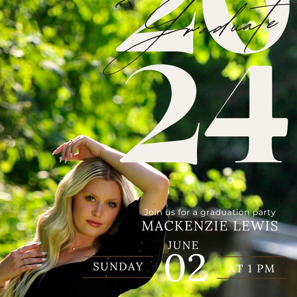 4x6 Graduation Party Invitation - Etsy