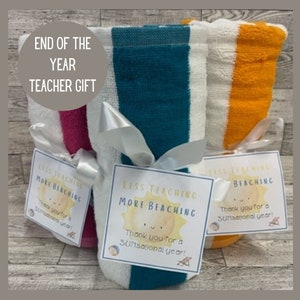 End of the Year Teacher Gift Less Teaching More Beaching Summer Gift ...