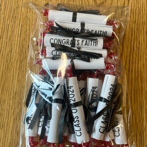 Graduation Party Candy Smartie Diplomas Graduation Favor Ideas Candy ...