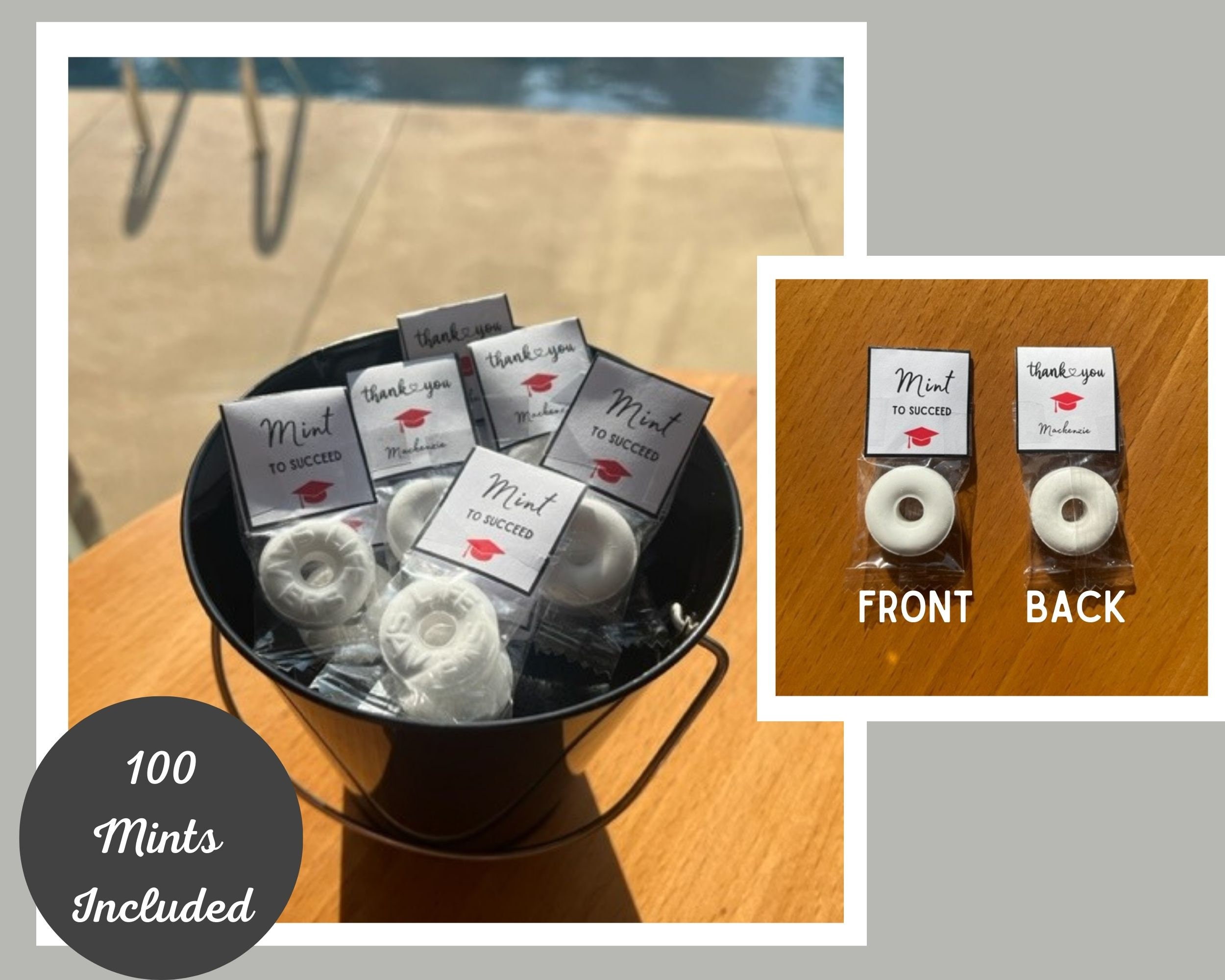 Mint to Succeed, Graduation Mints, Graduation Party Favors, Graduation ...